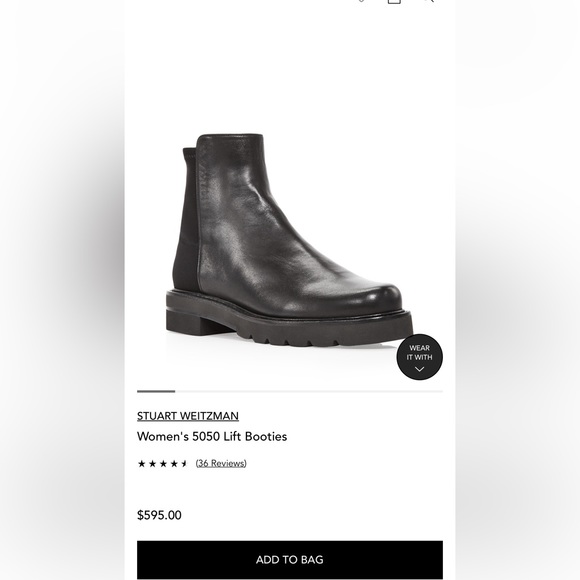 Stuart Weitzman | Shoes | New Stuart Weitzmanwomens 550 Lift Booties ...
